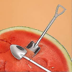 coffee spoon dessert spoon,tea spoon,portable soup spoon,ice cream scoop,yogurt spoon cake spoon,silverware stirring mini gift bag,stainless steel shovel fruit spoon 2 piece