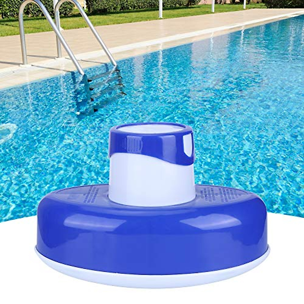Pool Chemical Dispenser, PP Material 7.7cm Floating Chemical Dispenser, Chemical Dispenser Floating Swimming Pool Pool Exhaust Tool for Garden Pool Equipment