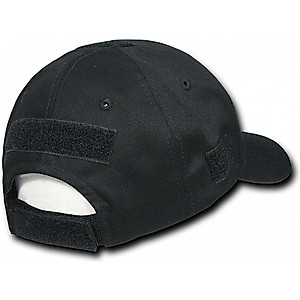 RAPDOM Mens Padded Baseball-caps, Black