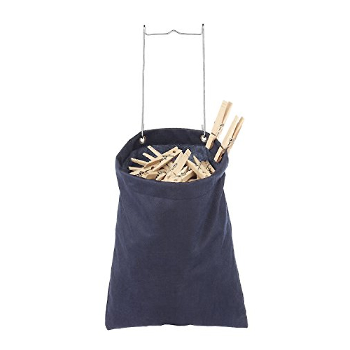 Whitmor Hanging Clothespin Bag Navy