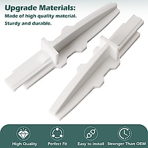 EAORBD Box Fan Replacement Feet for Lasko 20" Box Fan Feet,Stronger than Original,Anti-Tip Foot Set Accessory, 2 Sets of 2 Feet, 4 Feet Total, White