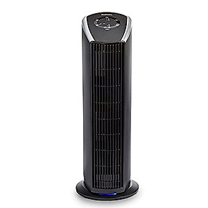 Holmes® Bug-Reducing True HEPA Filter Air Purifier, Medium Room Air Cleaner, Oscillating Air Purifier with UV Technology
