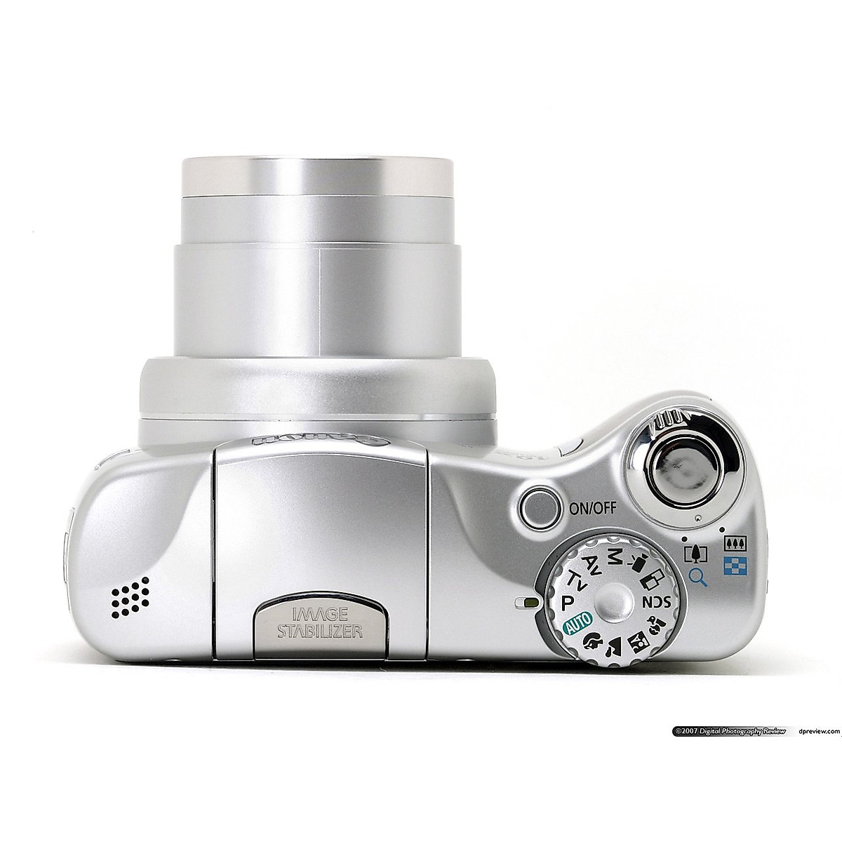 Canon PowerShot SX100IS 8MP Digital Camera with 10x Optical Image Stabilized Zoom (Silver)