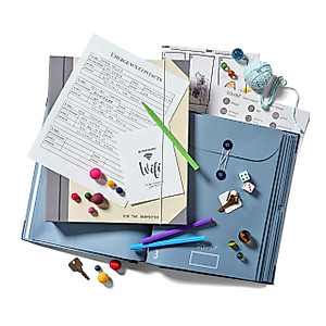 Savor | The Folio Document Organizer™ | Custom Dyed Cloth Bound Expanding File Folder for Important Papers, Emergency Binder, Birth Certificates, Social Security Cards, Passports, and Letters