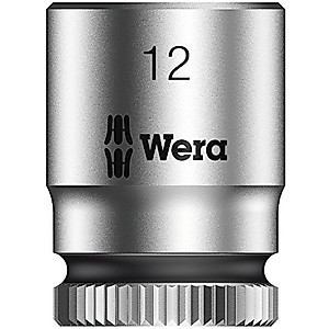 Wera Tools 05003883001 Belt 4 Sock Set 1/4" drv 9 Pieces, One Size, Multi