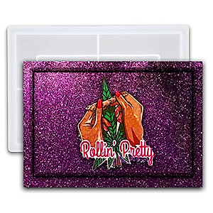 Vusnud Rolling Tray Resin Mold, Resin Rolling Tray Mold, Large Silicone Epoxy Resin Mold Tray, Epoxy Molds for Resin Casting