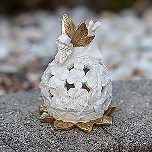 VP Home Enchanted Floral Fairy Solar Powered LED Outdoor Decor Garden Light Great Addition for Your Garden, Solar Powered Light Garden, Christmas Decorations Gifts for Outside Patio Lawn