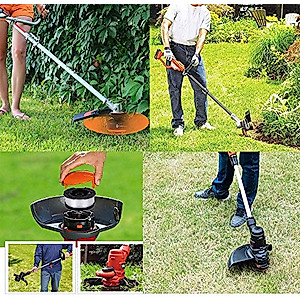 0.065" Line String Trimmer Autofeed Replacement Spool,AF-100 Line String Trimmer, 30ft Weed Eater Spool Replacement Spool for String Trimmer, for Black and Decker Models (10 Spools+2 Caps)12 Pack