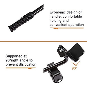 4-Pack Steel Tri-Dolly Set with Lifter, 3 Wheel Mover Dollys for Heavy Furniture, Pool Table, Grand Piano Table (Ten inch)