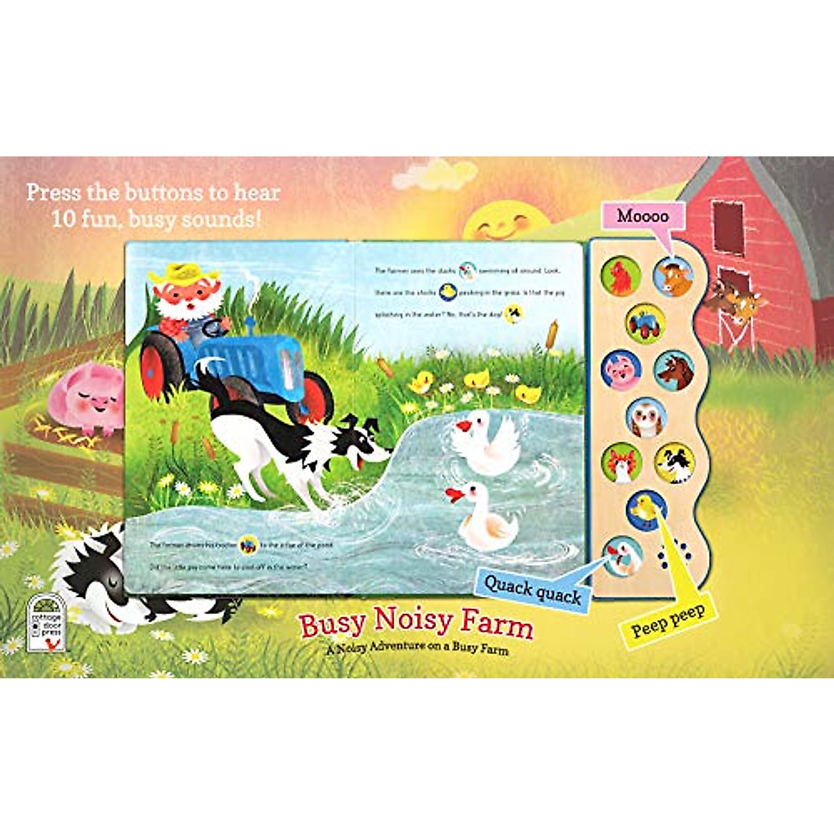 Busy Noisy Farm: Interactive Children's Sound Book with 10 Farmyard Noises to Enhance the Story (Interactive Early Bird Children's Song Book with 10 Sing-Along Tunes)