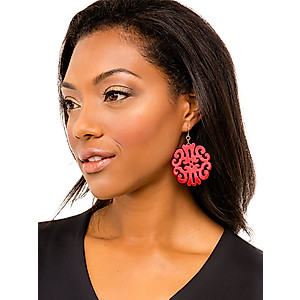 ZENZII Uptown Swirl Earring (White)