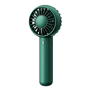 Gaiatop Mini Portable Fan, Dual Motors Powerful Handheld Fan, Cute Design 3 Speed Personal Small Desk Fan with Base, Lightweight Makeup USB Rechargeable Fan for Stylish Girl Women Men Indoor Outdoor
