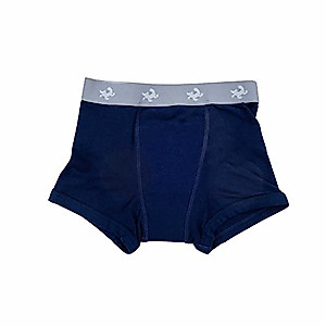 Conni Kids Training Boxer Pants | Soft Shorts Reusable Toddler Potty Training Underwear | Waterproof Easy Pull Up Youth Incontinence Navy Size 8-10
