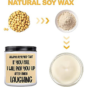 AharHora Funny Gifts for Best Friend, Hilarious Gag Gifts, Vanilla Scented Candles BFF Gifts, Humorous Unique Candle Gifts for Women Men Best Friend Bestie Coworker Birthday Friendship Female Joke