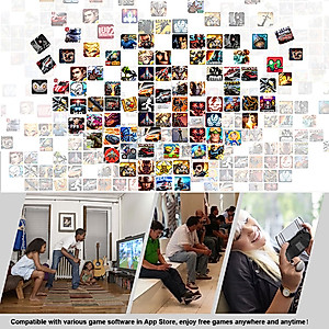 arVin Wireless Gaming Controller for Android/iPhone/iPad/iOS/MacBook/Samsung Galaxy/One Plus/TCL/Tablet/PC Gamepad Joystick with Analog Triggers/Stretchable/Direct Play for CODM Mobile/Genshin/Diablo