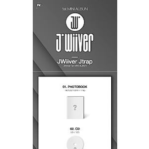 JWiiver Jtrap 1st Mini Album CD+119p PhotoBook+2p PhotoCard+1p Sticker+1p Polaroid+1p Postcard+1p Life 4Cut+Tracking Kpop Sealed