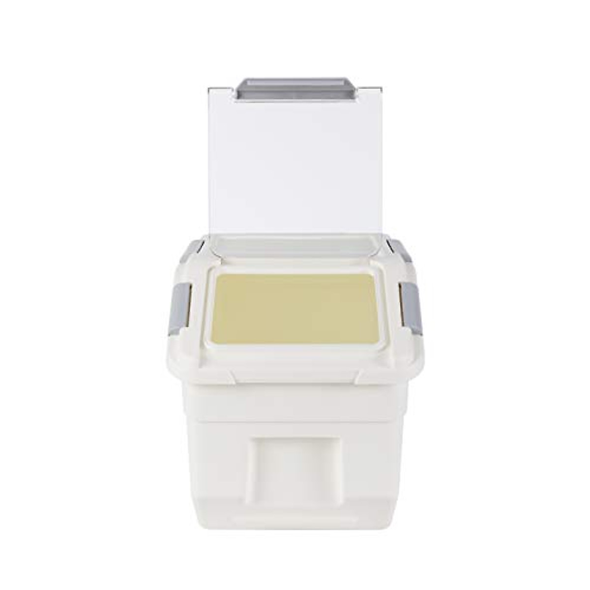 Grain Storage Container 20 lb (10 Liter) with Wheels Seal Locking Lid PP(Pack-2)