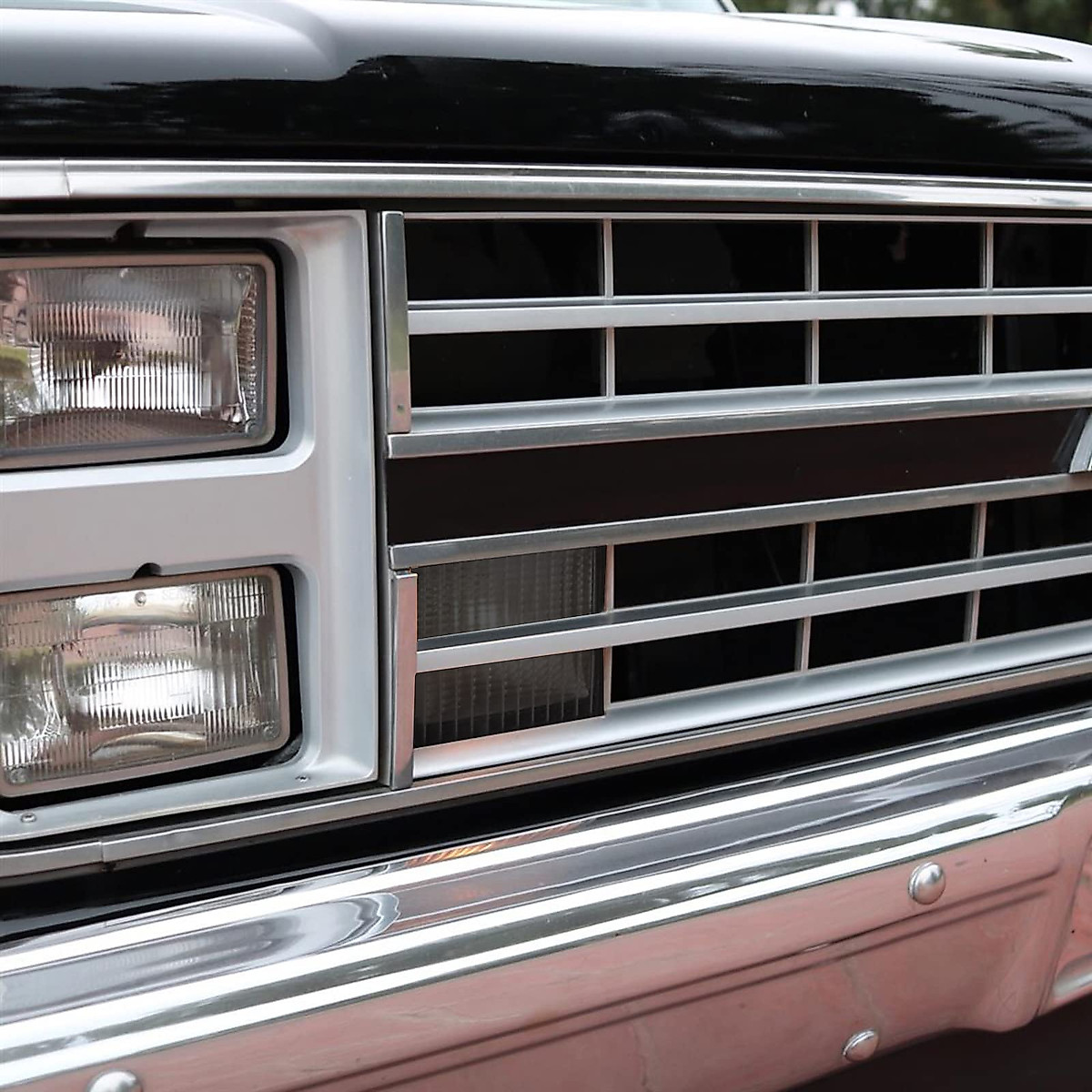 KYYET Pair Smoke Lens Park/Signal Lights Compatible with 1983-1988 Chevy Blazer GMC Pickup Truck Driver and Passenger Side w/quad headlamps replaces 918045 918046