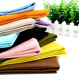 Rose Flavor Linen Fat Quarters Pre-Cut Quilting Assortments for Sewing Crafting (18 by 20.5Inch)