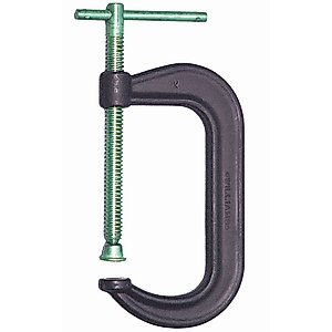 Williams CC-408S 8-Inch Drop Forged C Clamp , Black