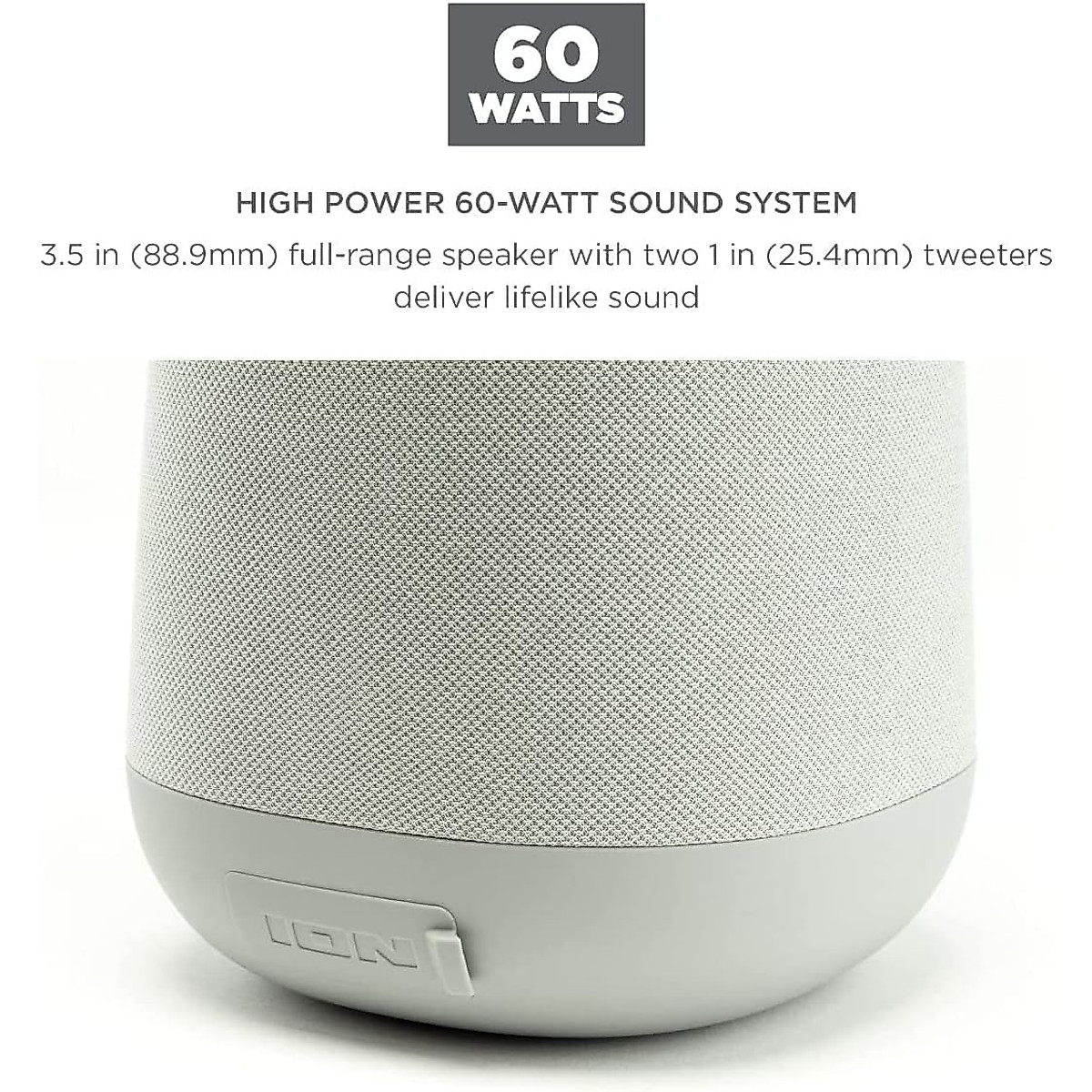 Ion Audio Bright Max Indoor/Outdoor 360 Degree Bluetooth Speaker (Renewed)