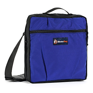 BinderBag Messenger Zippered 3-Ring Binder Bag (Blue)