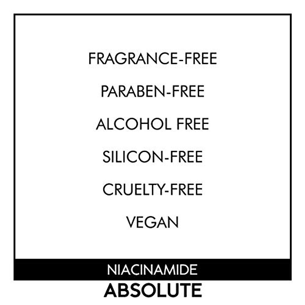 Niacinamide Absolute - 12% Niacinamide 1% Zinc PCA & Hyaluronic Acid 1oz, Vitamin B3 serum to Minimize Pores, Balance Oil Production, Wrinkles, Fine Lines, Facial Serum