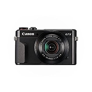 Canon PowerShot G7 X Mark II (Black) (Renewed)