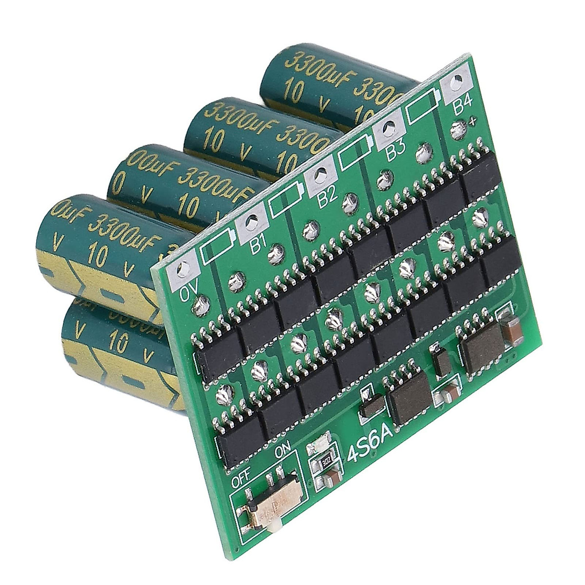 Hilitand Battery Active Balancer Board 4 Series 6A Capacitive Active Equalization Board Energy Transfer Board