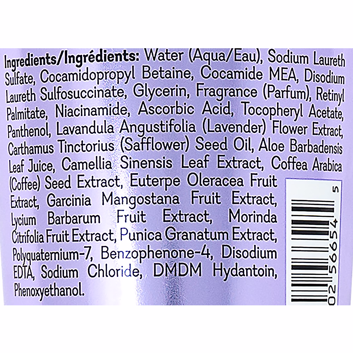 Vitabath Lavender & Chamomile Body Wash Moisturizing Bath & Shower Cleanser & Skincare Radiant Detox & Restore Nourishing Body Polish - Cruelty-Free, Paraben-Free - 12 oz