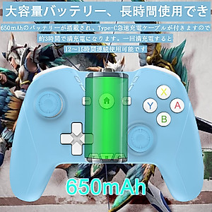 FONLAM Switch Controller Compatible with PC/iOS/Android, Wireless Controller for Nintendo Switch Lite/OLED, Programmable Back buttons, Cross Key is Interchangeable With Left Joystick, Layout of ABXY Can Be Changed, Adjustable Turbo Function/Vibration, Aut