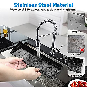 Amawarm Over Stove Spice Rack,Stove Shelf,Magnetic Spice Rack,Stove Top Shelf,2pcs 15" Stainless Steel Spice Shelf For Stove,Kitchen Storage Organization stove shelf spice rack spice organizer