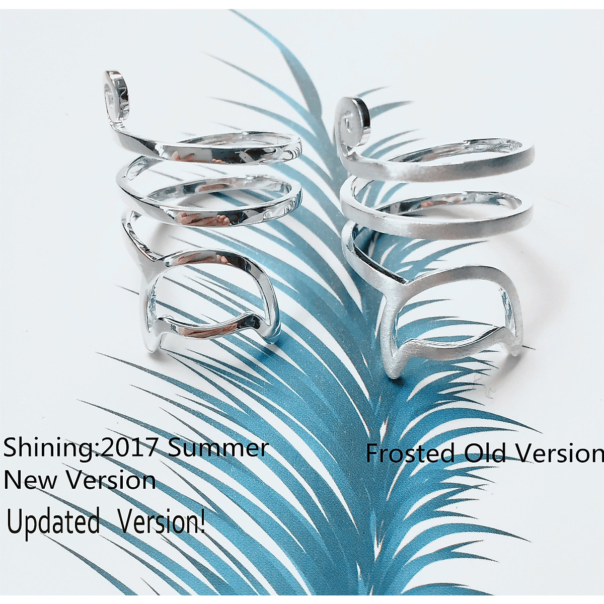 Helen de Lete Innovative Lovely Cat Kitty Sterling Silver Ring (Large Size) 4G Sterling Silver, Updated Version