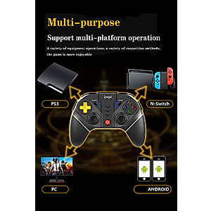 iPEGA-PG-9218 Wireless 5.0 +2.4G Game Controller for iphone 14/13/12 /11/8/7 for Samsung S23/S22/21/20 /S10/S10 + Note 20 /10 for OPPO, VIVO LG Android Smart Phone/Tablet ps4/N-Switch PC Smart TV