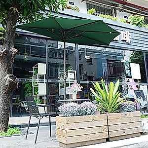 Pure Garden 327425IKV Patio Umbrella, Forest Green