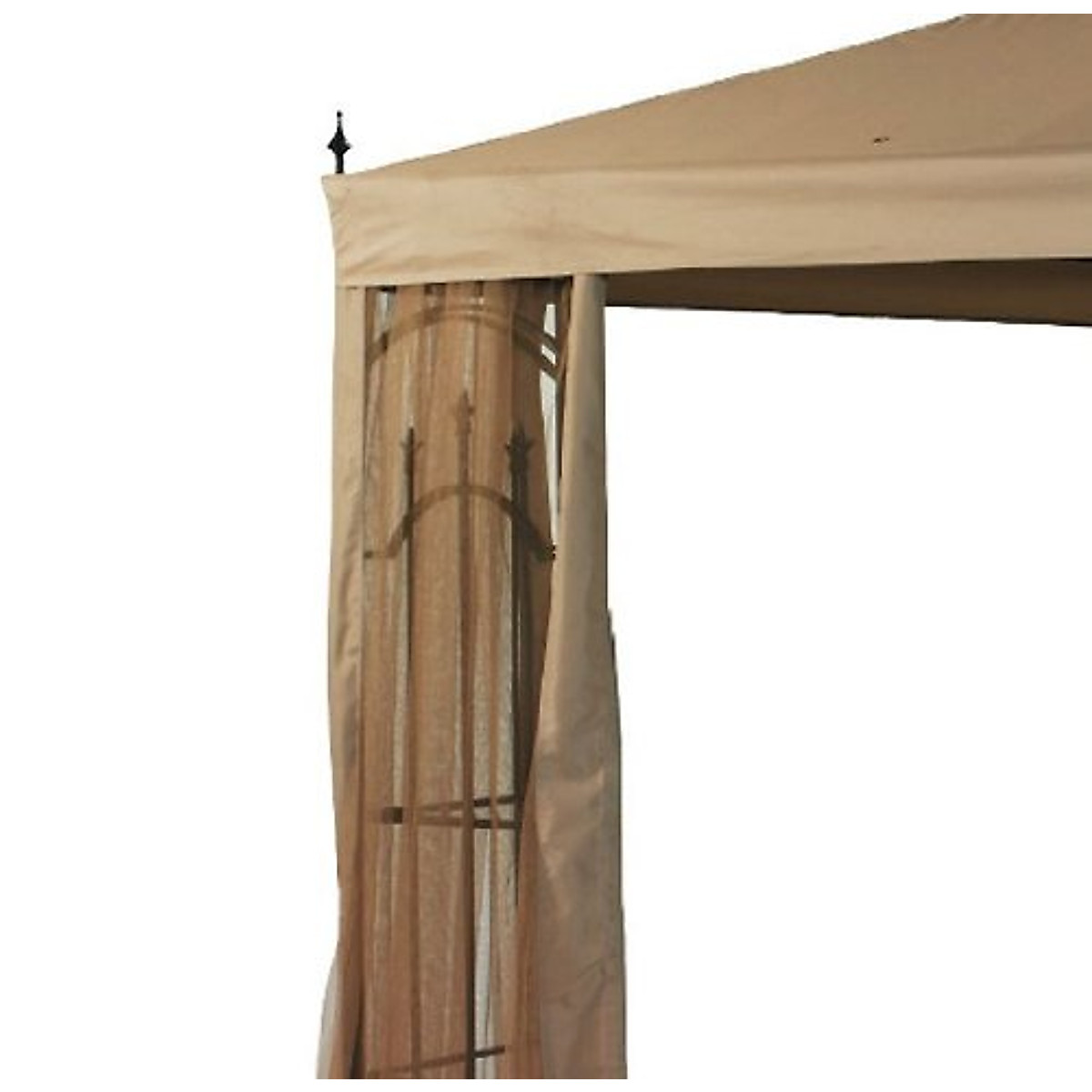 Garden Winds Arrow Gazebo Replacement Canopy Top Cover and Netting - RipLock 350