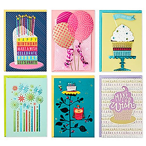 Hallmark Handmade All Occasion Boxed Greeting Card Assortment, Pink Floral (Pack of 20)—Birthday Cards, Baby Shower Cards, Wedding Cards, Sympathy Cards, Thinking of You Cards, Thank You Cards