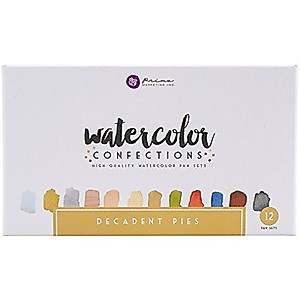 Art Philosophy Watercolor Confections® Decadent Pies 655350584276 Confection Confection Great Mother's Day Gifts,St Patricks Day Decorations,Easter Decorations