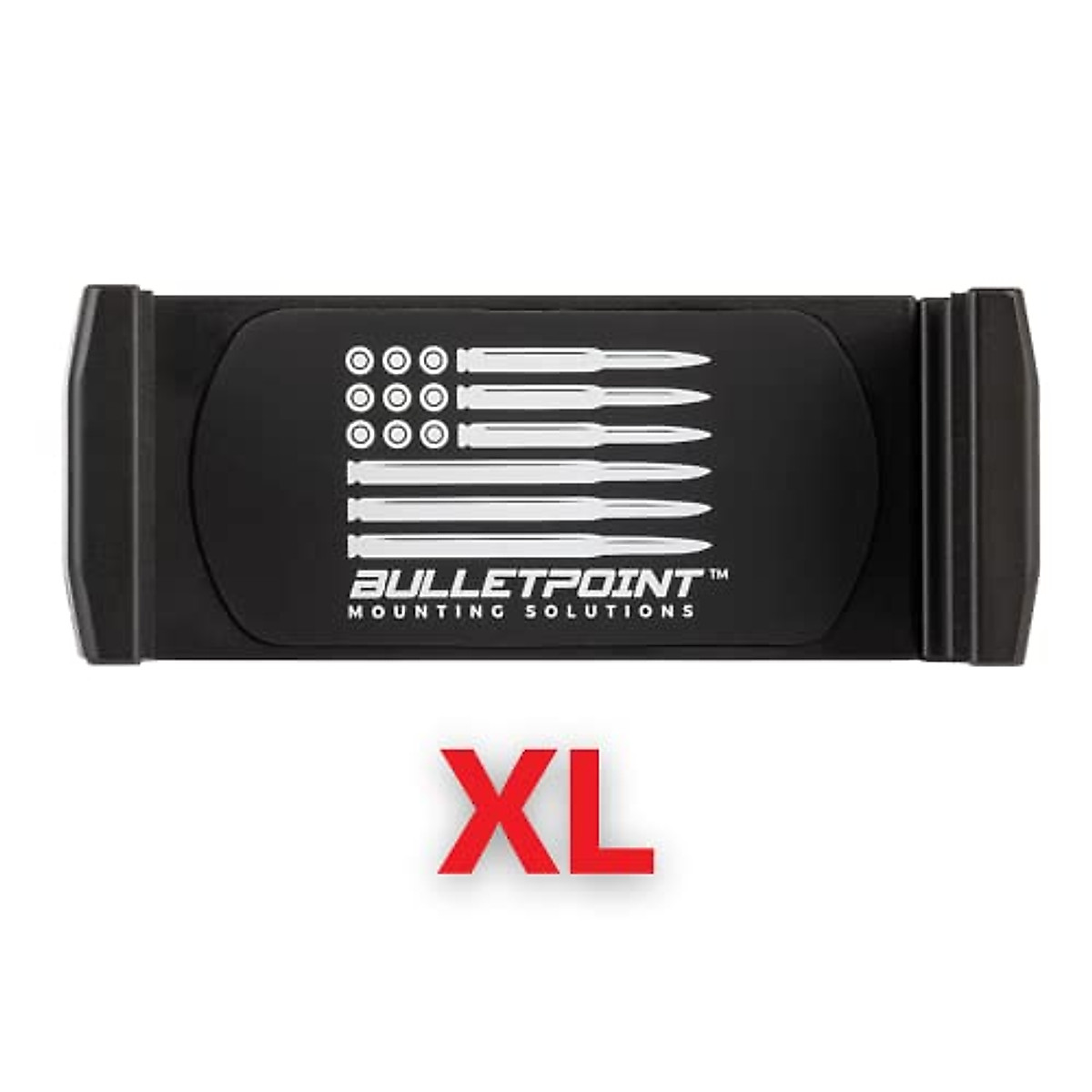 Bulletpoint XL Dash Mount Cell Phone Holder for Oversized Phones & Cases Compatible with iPhone and Android Smartphones - 20mm (0.787 inches) Attachment Ball Expands up to 4 Inches Wide