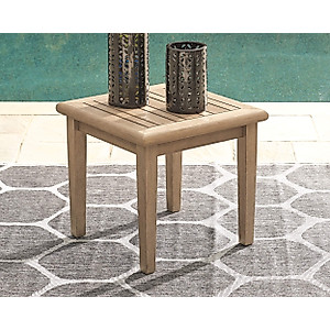 Signature Ashley Clare View Lounge Chair + Gerianne End Table Outdoor Furniture Set
