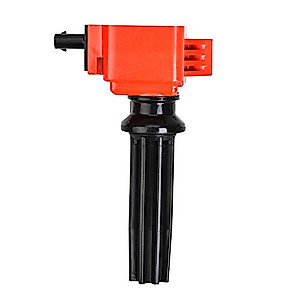 ENA Set of 4 Red Ignition Coil Packs 2.0L L4 Compatible with Ford Lincoln Focus Escape Fusion Edge MKC MKZ 2.0 2012 2013 2014 2015 2016 2017 2018 2019 Coils for C1816 UF670 DG546 CM5Z12029A 6736203