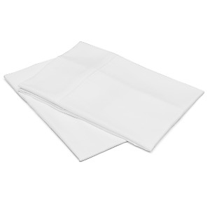 Amazon Basics Standard Pillow Cases Set of 2 - Lightweight, Super Soft Easy Care Microfiber, Bright White, 30" L x 20" W, Pillows Not Included