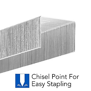Swingline Staples, Optima, High Capacity, 3/8" Length, Jam Free, 125/Strip, 2500/Box, 1 Box (35550)