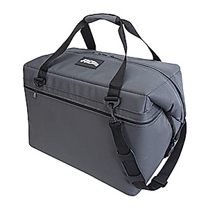 AO Coolers Original Soft Cooler with High-Density Insulation, Charcoal, 48-Can