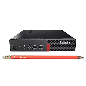 Lenovo ThinkCentre M710q Tiny (Core i5-6500T 2.5GHz, 16GB DDR4, 256GB SSD, WiFi,Windows 10 Pro 64) (Renewed)