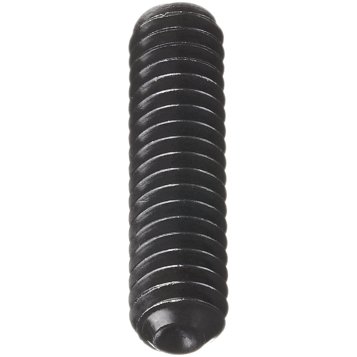 Alloy Steel Set Screw, Black Oxide Finish, Hex Socket Drive, Meets ASME B18.3/ASTM F912, 1/2" Length, #8-32 UNC Threads, Imported (Pack of 100)