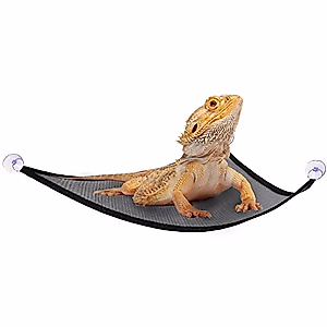 Meric Mesh Hammock for Reptiles, Helps Geckos and Chameleons Regulate Body Temperature