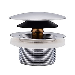 Westbrass 22" Deep Soak Tip-Toe Drain Bath Waste & Overflow, Polished Chrome ,7931817CHM-26