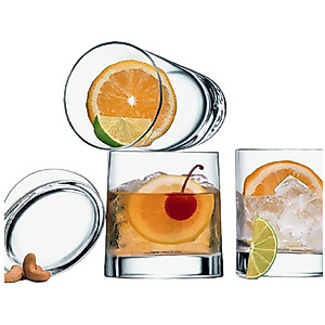 Luigi Bormioli, us kitchen, LUIG9 Veronese 11.5 oz Double Old Fashioned Glasses, 6 Count (Pack of 1), Clear