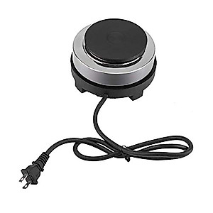 Maxmartt Mini Electric Heater Stove, 500W Round Hot Plate Portable Countertop Burner For Ceramic Glass Kettle Single Plate Cooktop, Easy to Multifunction Home Kitchen Hot (US Plug 110V)